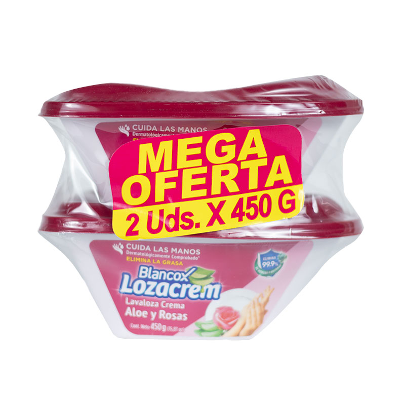 CREMA LAVALOZA LOZACREM ALOE 450 G – Eqco – Gestión de equipos comerciales
