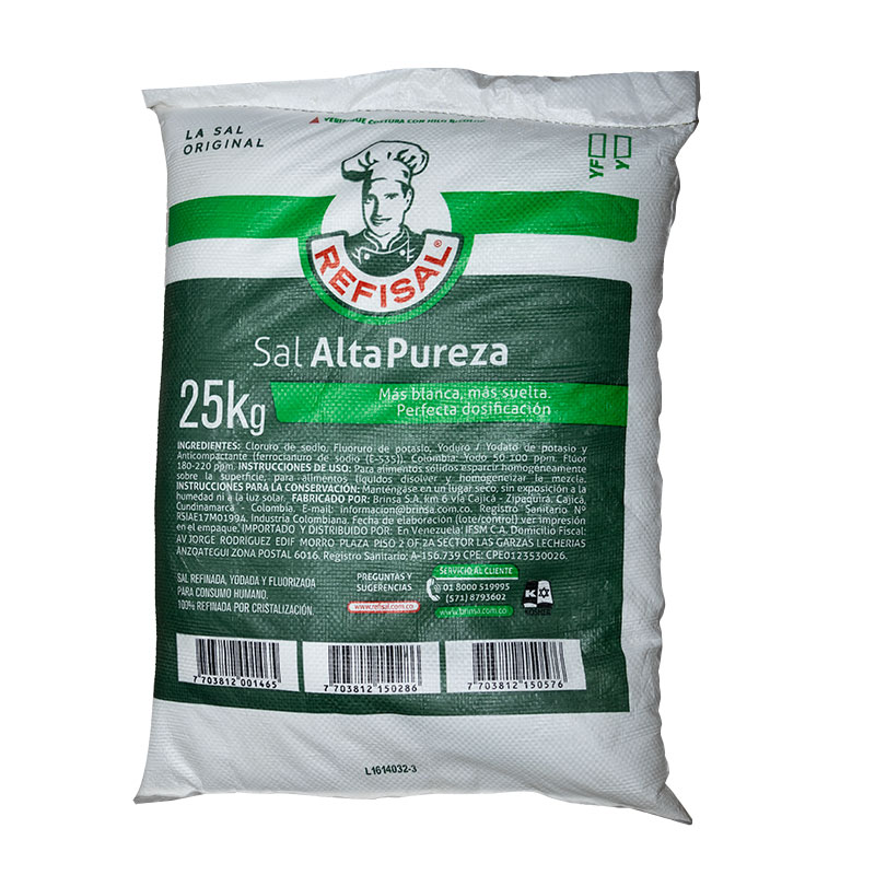 REFISAL REGULAR 25 KG – Eqco – Gestión de equipos comerciales